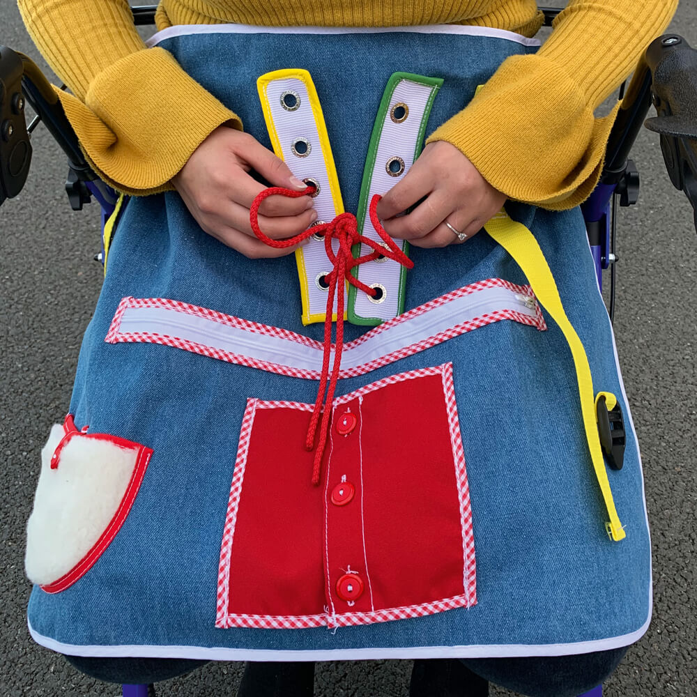 Tablier de thérapie Support de stimulation sensorielle