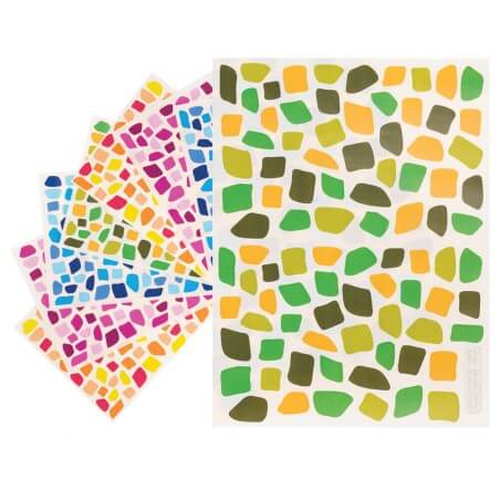 Gommettes Mosaïques - 1092 gommette de couleurs