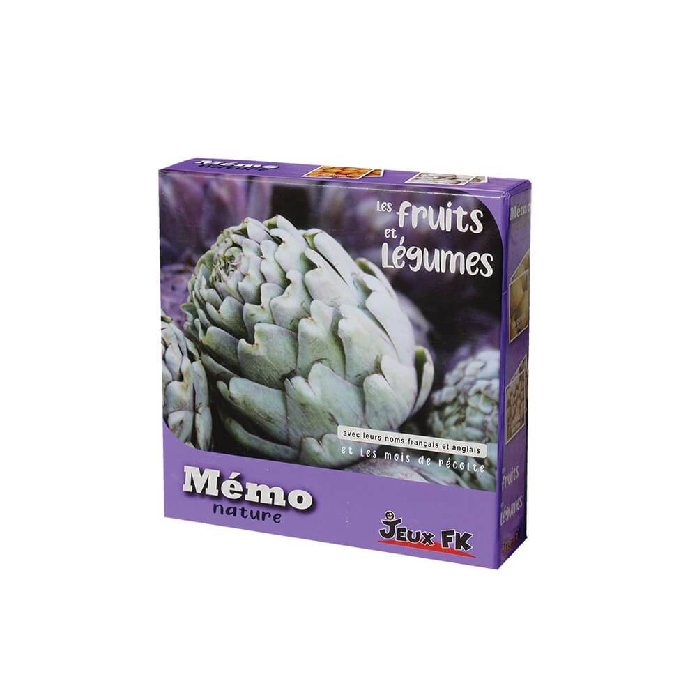 Memory Fruits et légumes - jeu de mémoire - Jeux FK