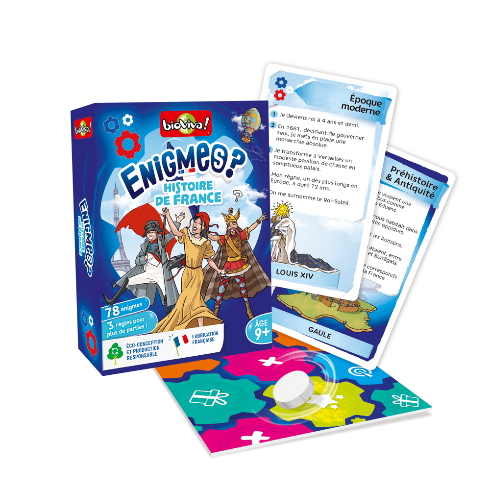 Énigmes Histoire de France – Jeu de questions/quizz – Bioviva