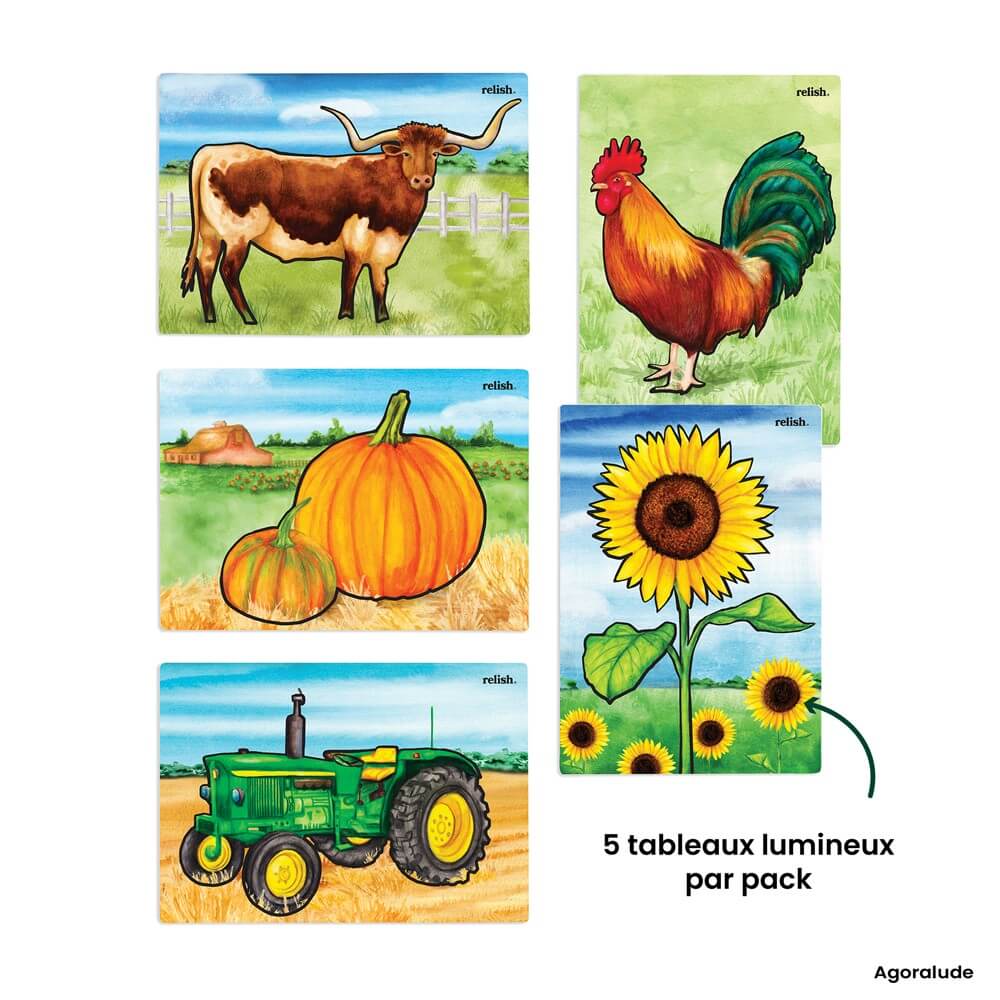 Tableaux Aquapaint La ferme - Tableau avec peinture à l'eau